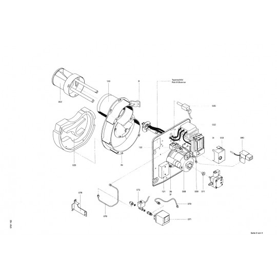 Pièce détachée Viessmann RotriX-Brenner 22 kW (Pilots.) n° 7318733